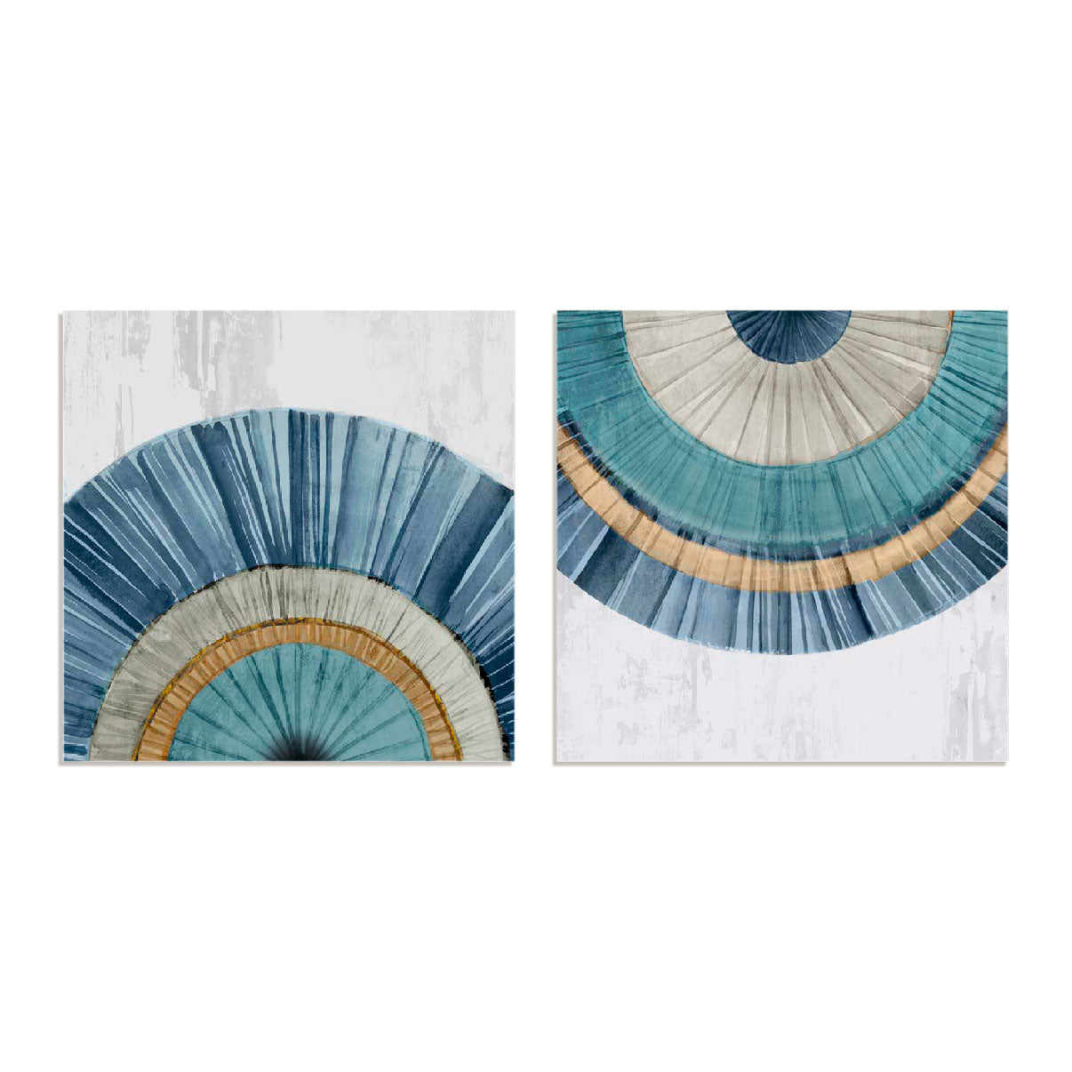 Arizona Blue Fans Wall Art – Artey Wall Art