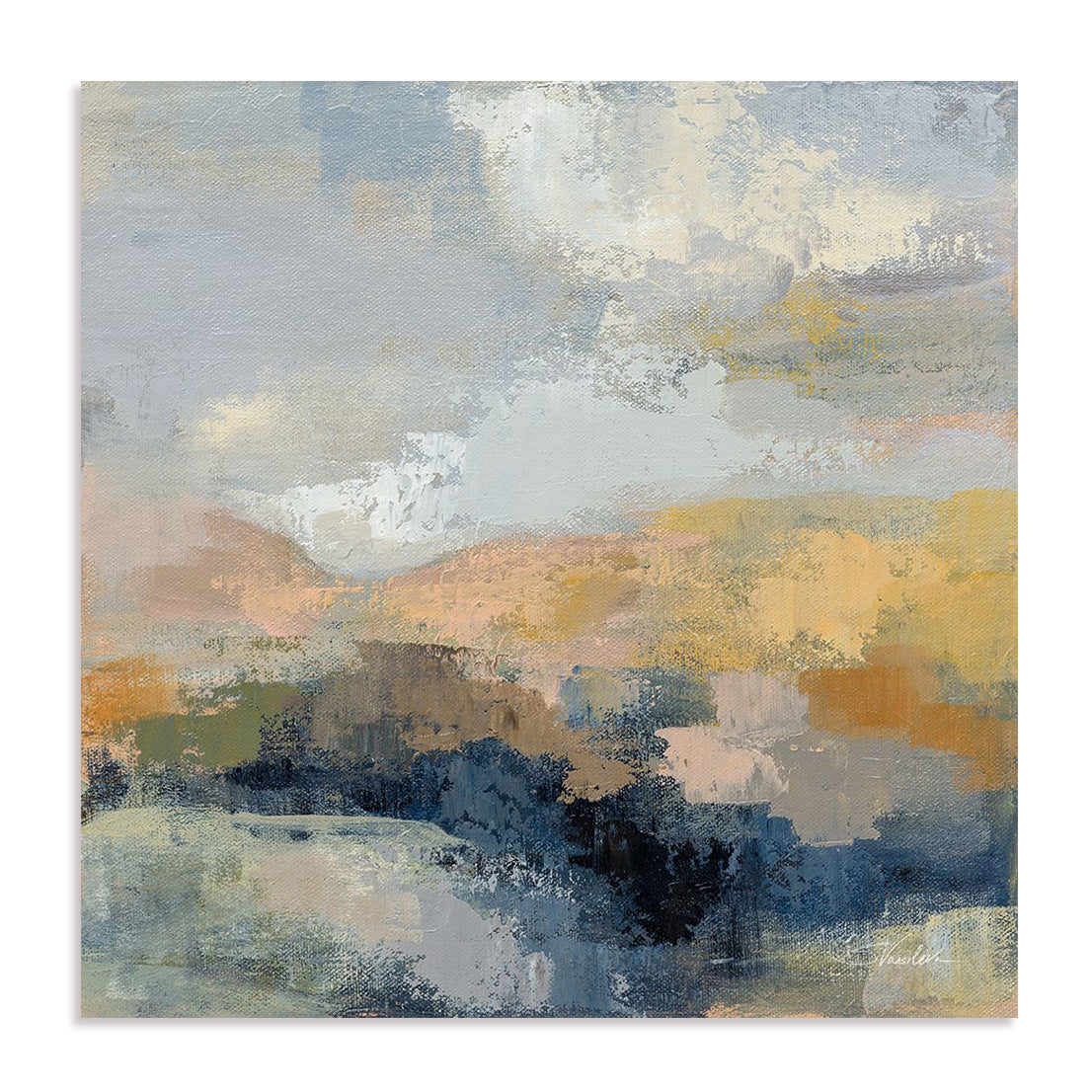Dusk II Abstract Framed Print – artey.com.au